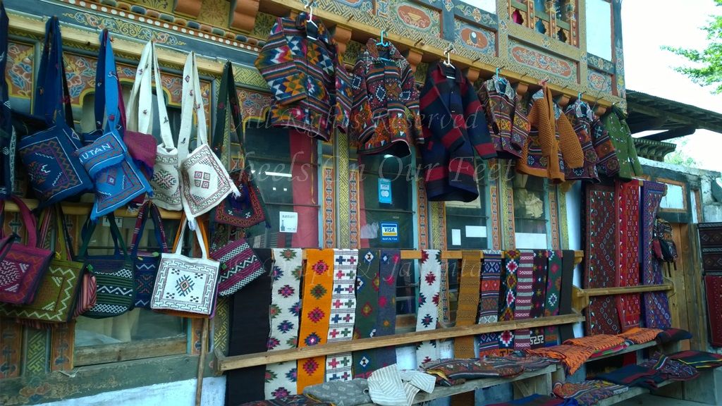 Shopping at Bhutan's Thokmed Yeshey Handicrafts & Yathra Production ...