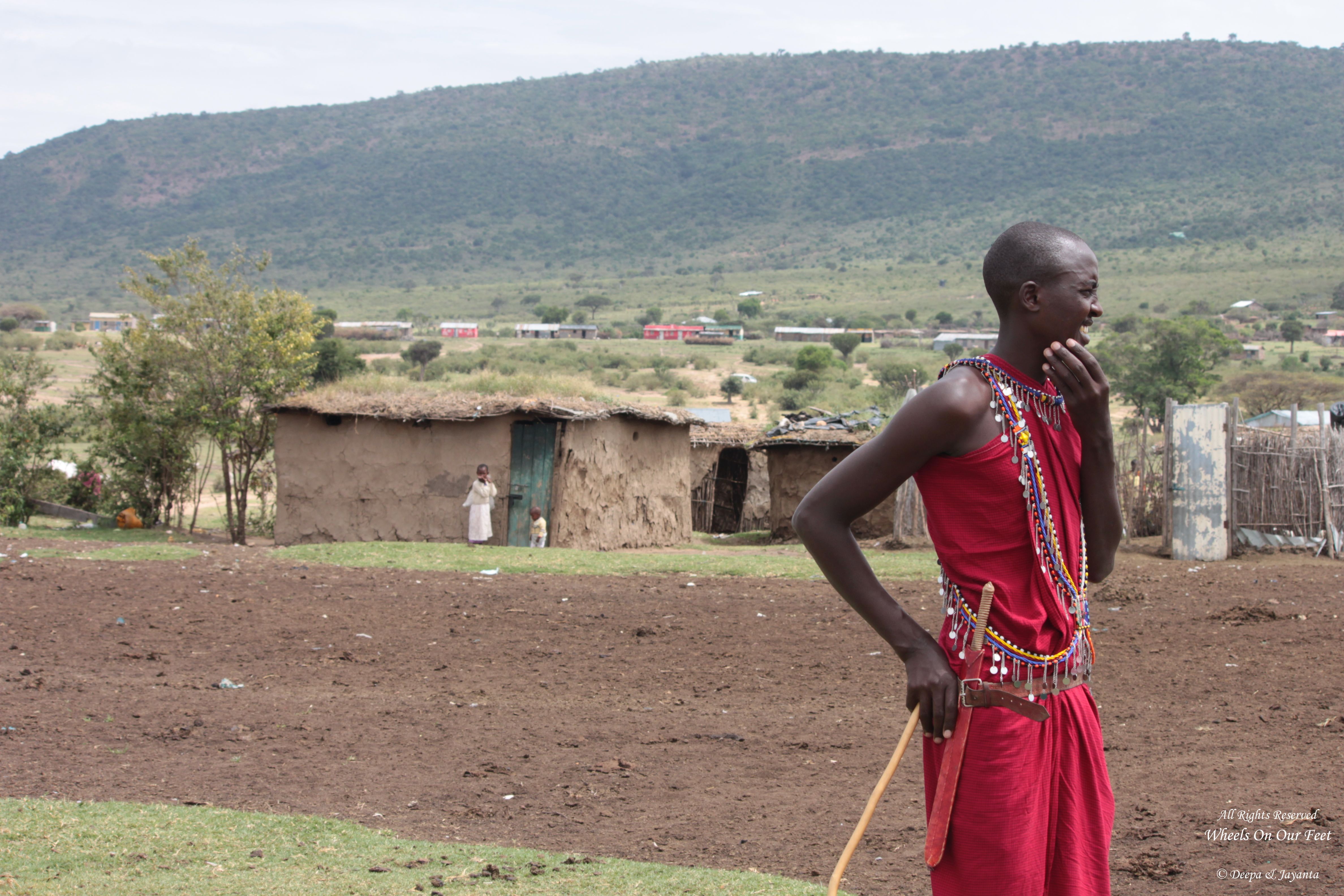 Tour of a Maasai Village in Maasai Mara, Kenya Tour of a Maasai Village in Maasai Mara, Kenya